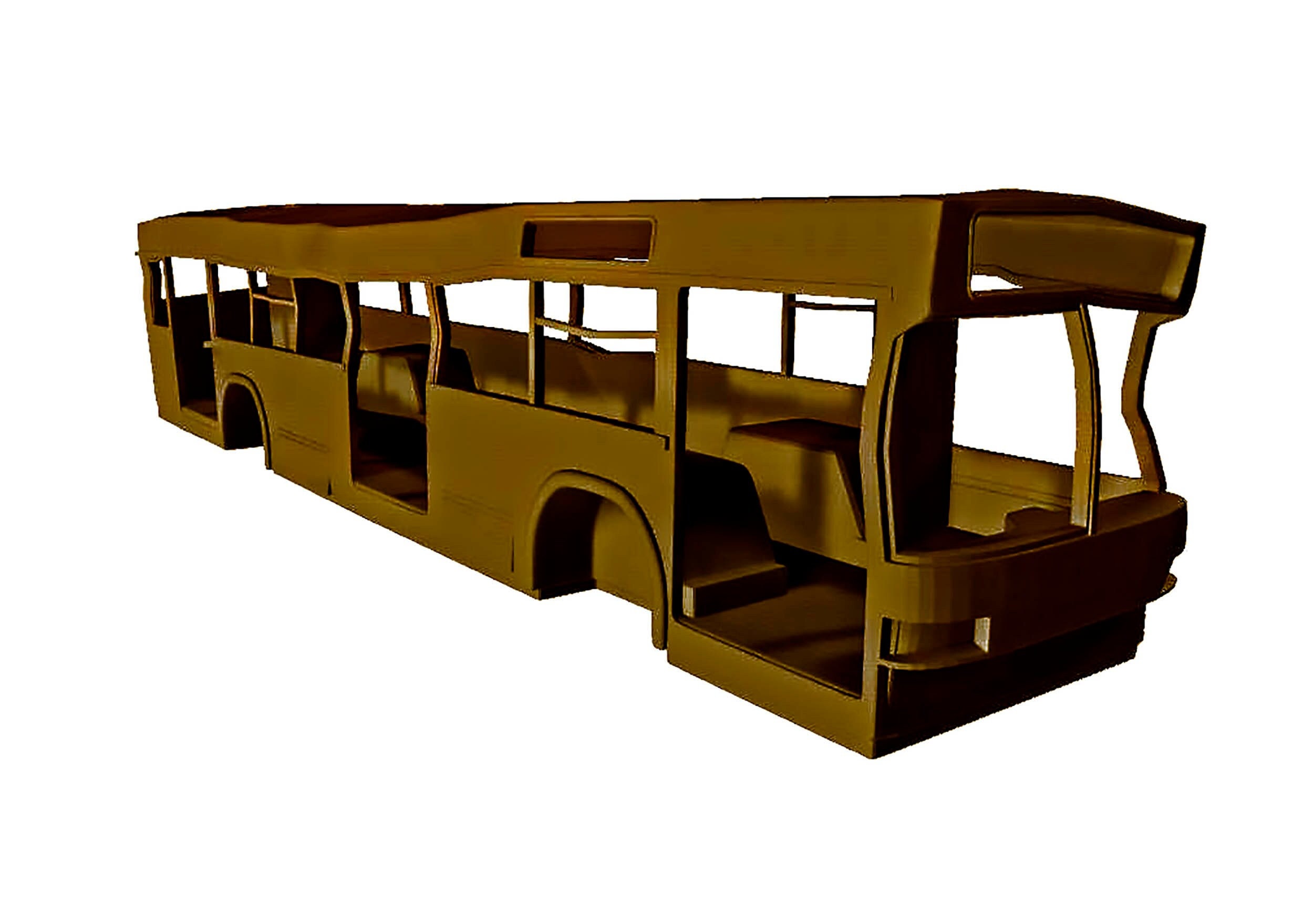 3D STL File Model Apocalypse Destroyed Bus for 3D Printing - Etsy