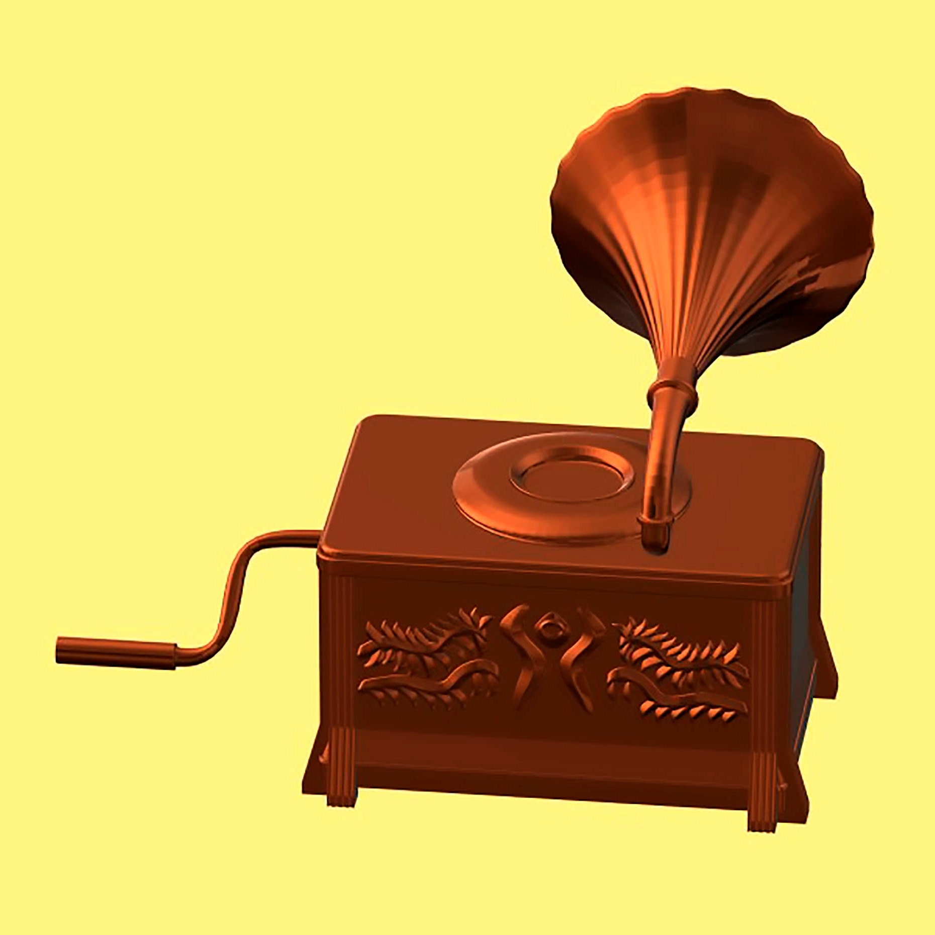 3D STL File Model Interior Decor Retro Player 3D Printing Resin - Etsy