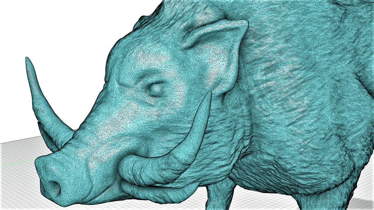 3D STL File Model Boar Diorama for 3D Printer - Etsy