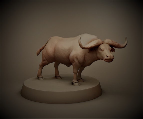 3D STL File Model Buffalo Diorama for 3D Printer - Etsy