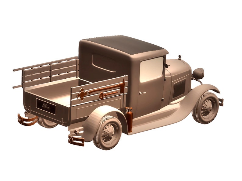 3D STL File Model 1930 Ford Model A Fire Truck for 3D Printing - Etsy UK