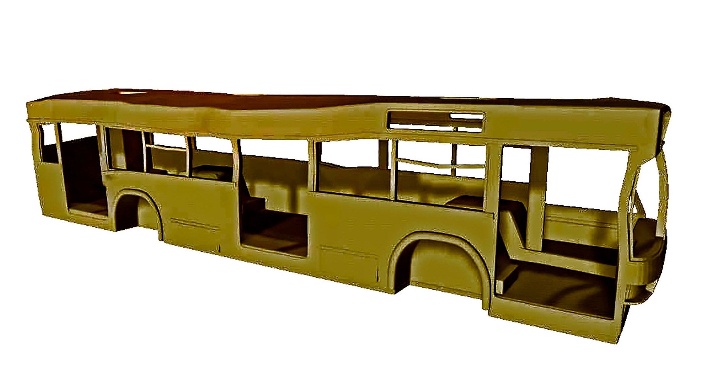 3D STL File Model Apocalypse Destroyed Bus for 3D Printing - Etsy