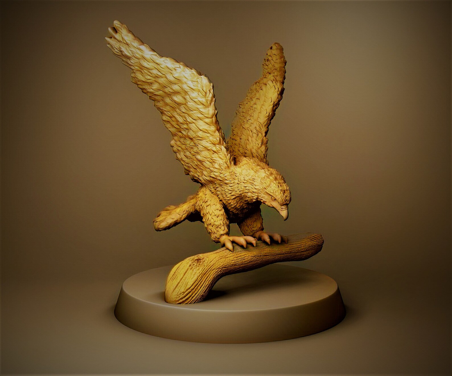 3D STL Datei Modell Hawk Diorama für 3D Drucker | Etsy Österreich