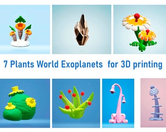 Stl Files Plants - Etsy