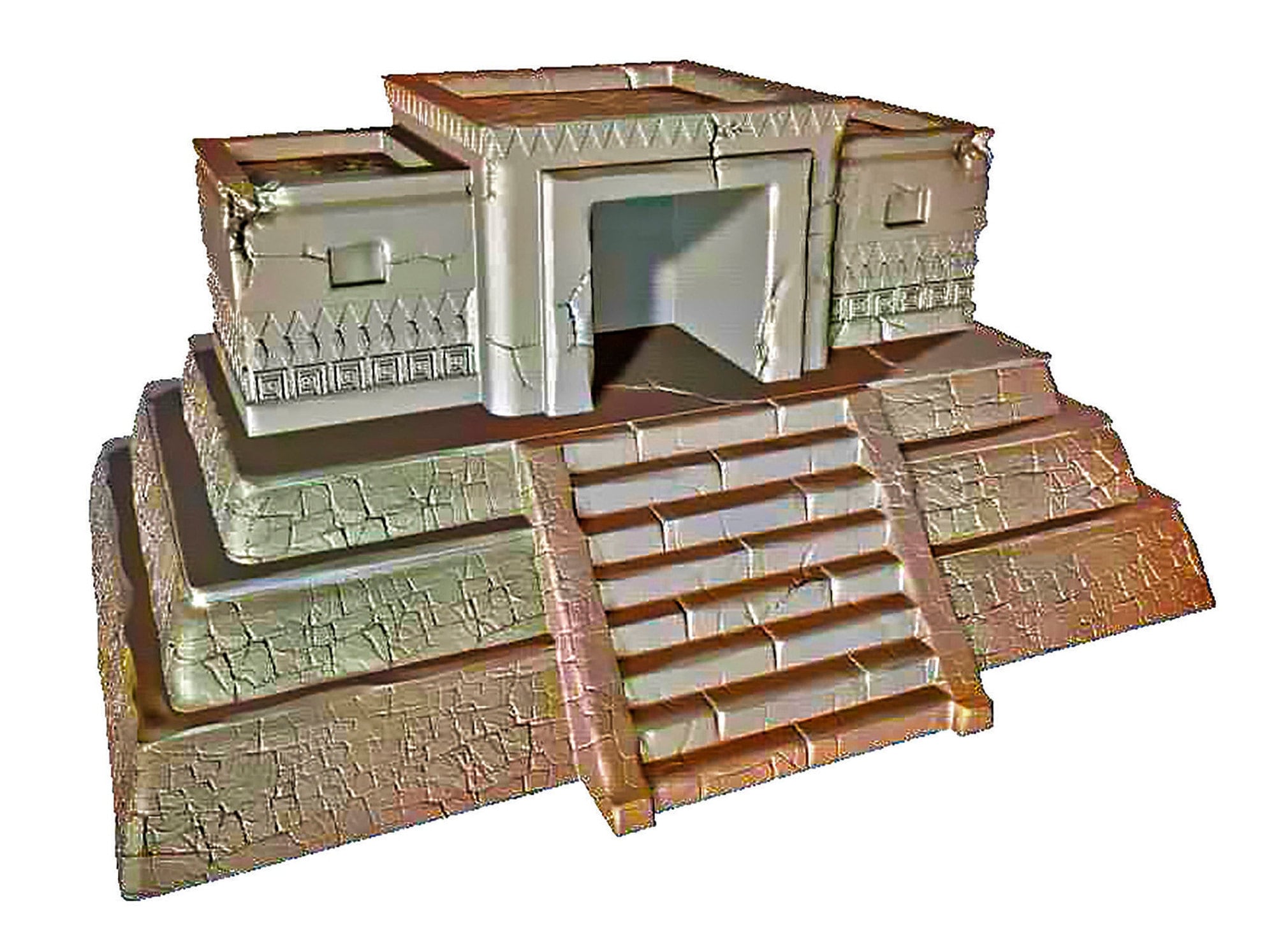 3D STL File Model Temple Maya for 3D Printing, Diorama, Tabletop for 3D ...