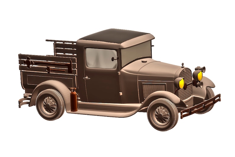 3D STL File Model 1930 Ford Model A Fire Truck for 3D Printing - Etsy UK