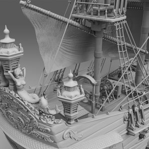 3D Model for 3D Printing / Pirate Ship - Etsy