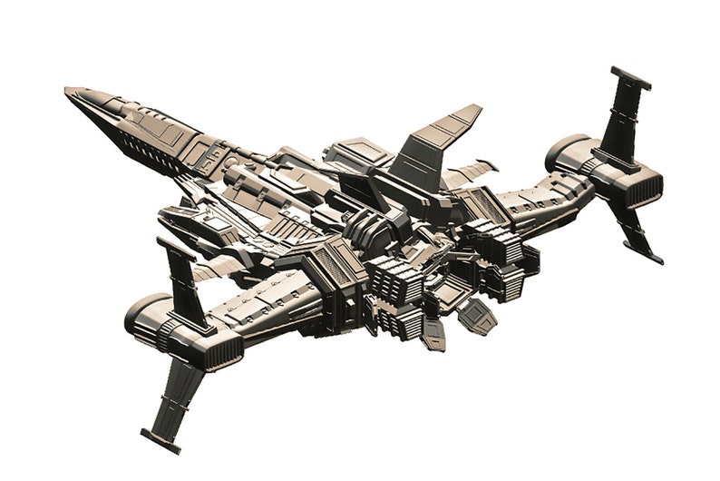 3D STL File Sci-air Star Fighter Spaceships for 3D Printing - Etsy