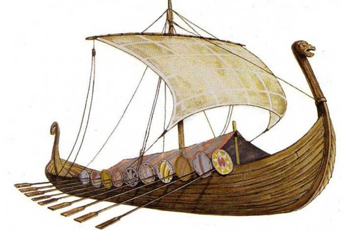3D STL File Model Viking Drakkar II for 3D Printing - Etsy