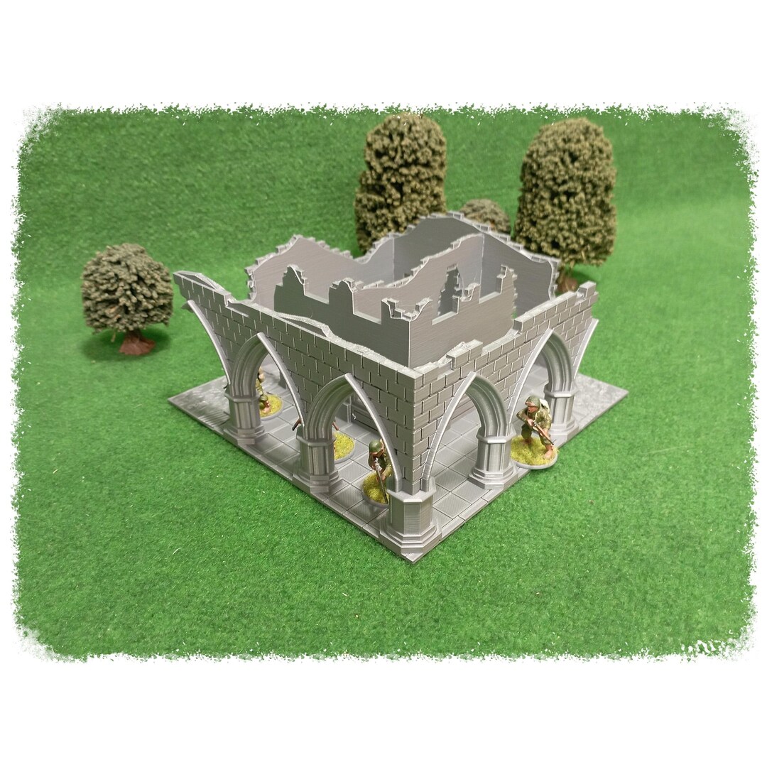 Ramelle Arch Building STL – 3D Printable Tabletop Terrain - Etsy Australia