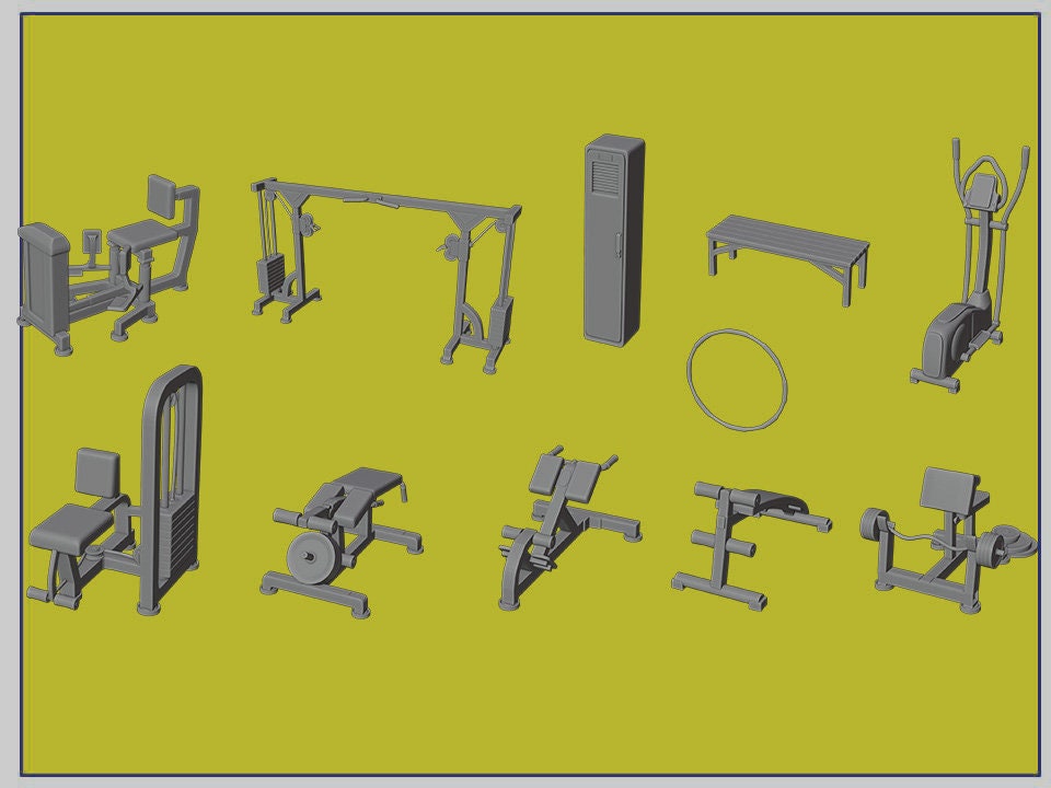 3D STL Files Models Sports Halls Equipment for 3D Printing | Etsy