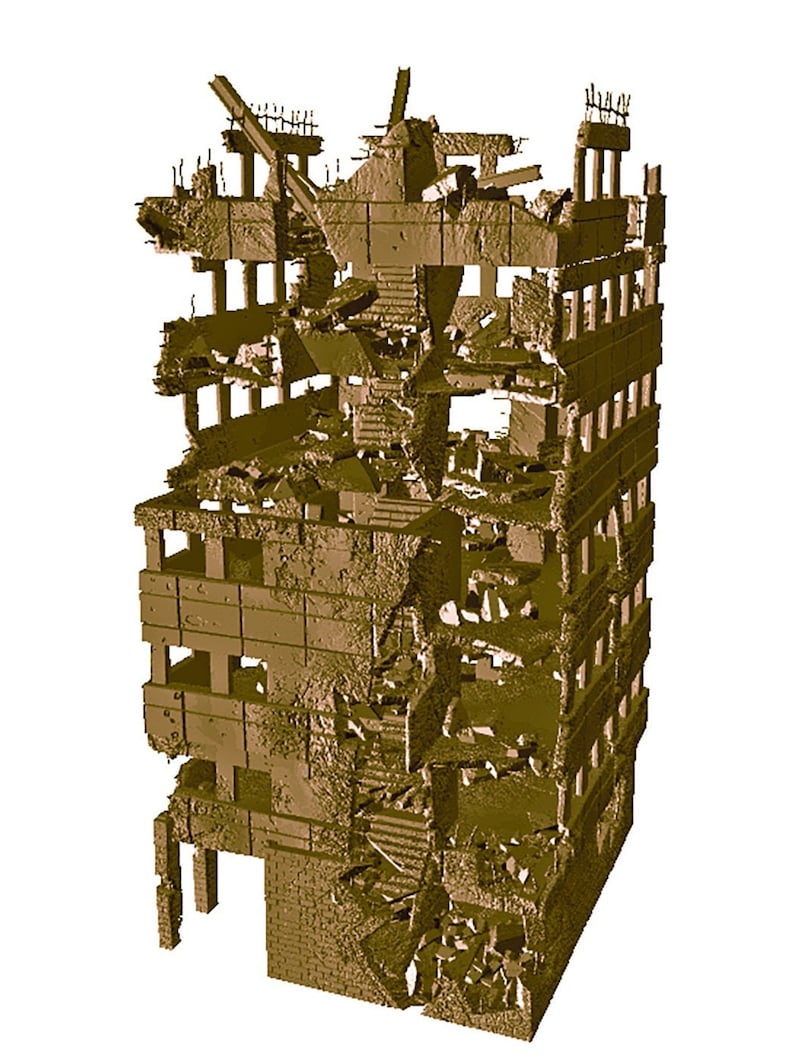 3D STL File Model Destroyed Building 1 for 3D Printing - Etsy