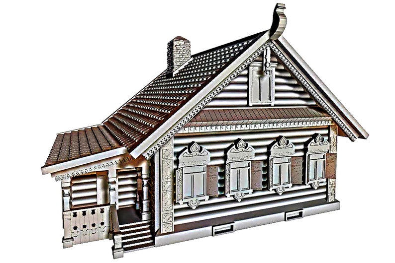Modelo de archivo 3D STL Slavic Building para impresión 3D - Etsy México