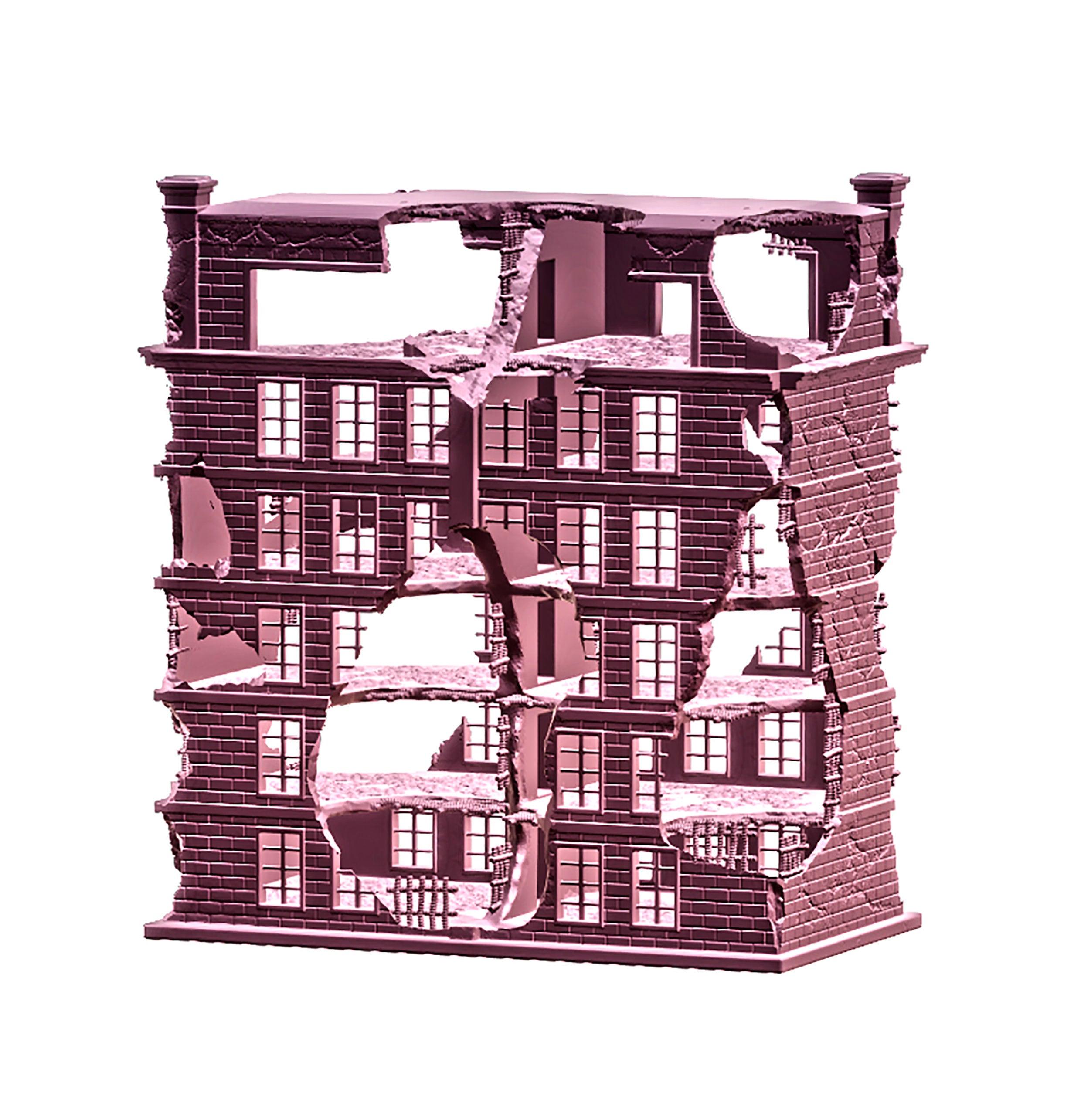 3D STL File Model Destroyed Building 2 for 3D Printing - Etsy