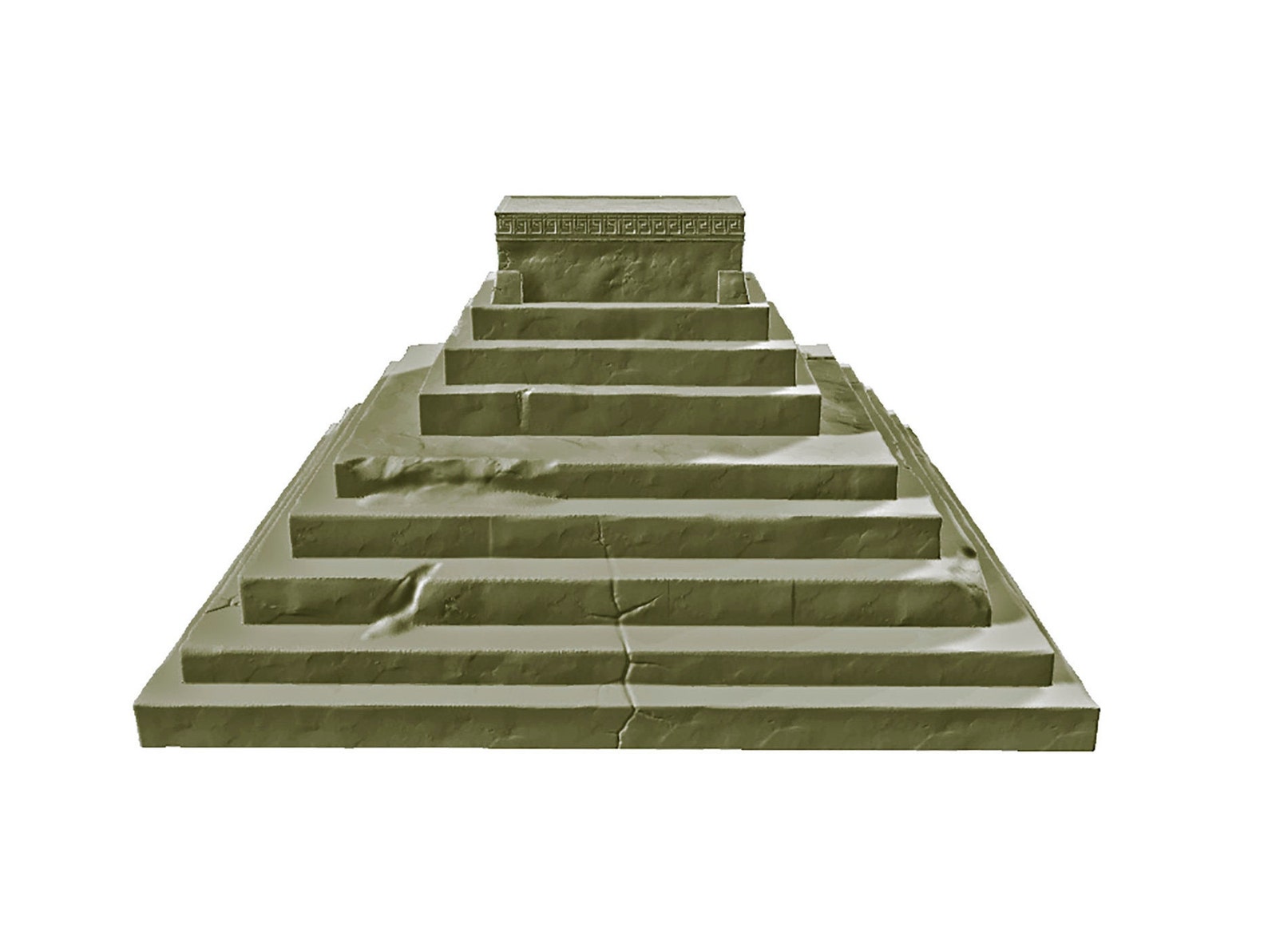 3D STL File Model Temple Maya for 3D Printing, Diorama, Tabletop 6,15mm ...