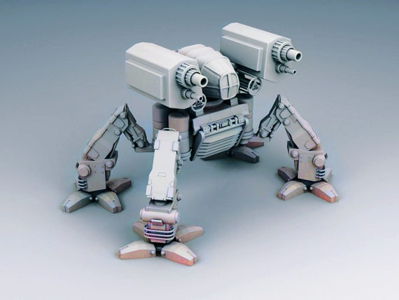 3D STL File Robot War Wargaming Tabletop Battletech | Etsy