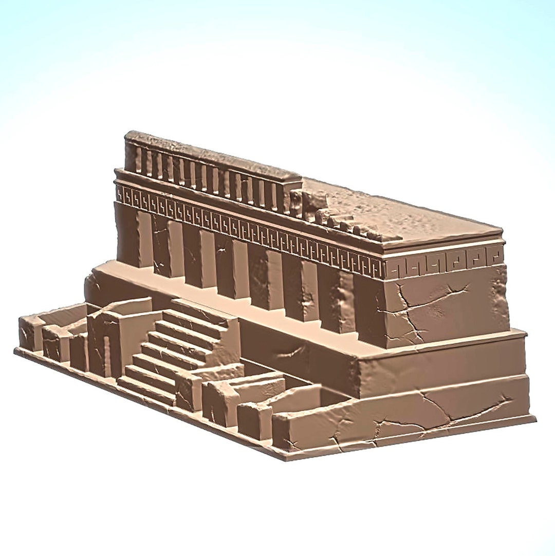 3D STL File Model Temple Maya for 3D Printing Diorama - Etsy