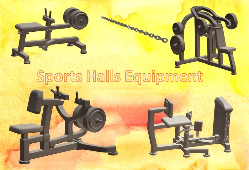 3D STL Files Models Sports Halls Equipment for 3D Printing - Etsy