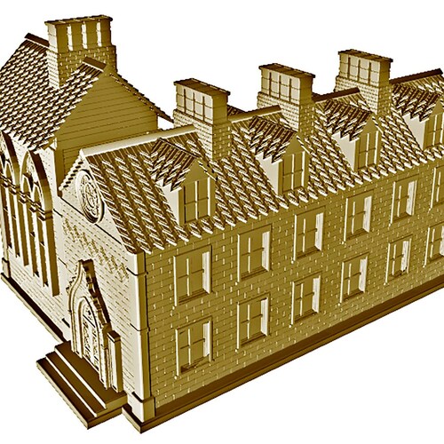 3D STL File House Model World War 2 for 3D Printing - Etsy