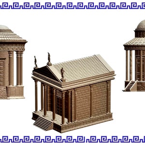 3D STL Files Model Greek Architecture for 3D Printing - Etsy