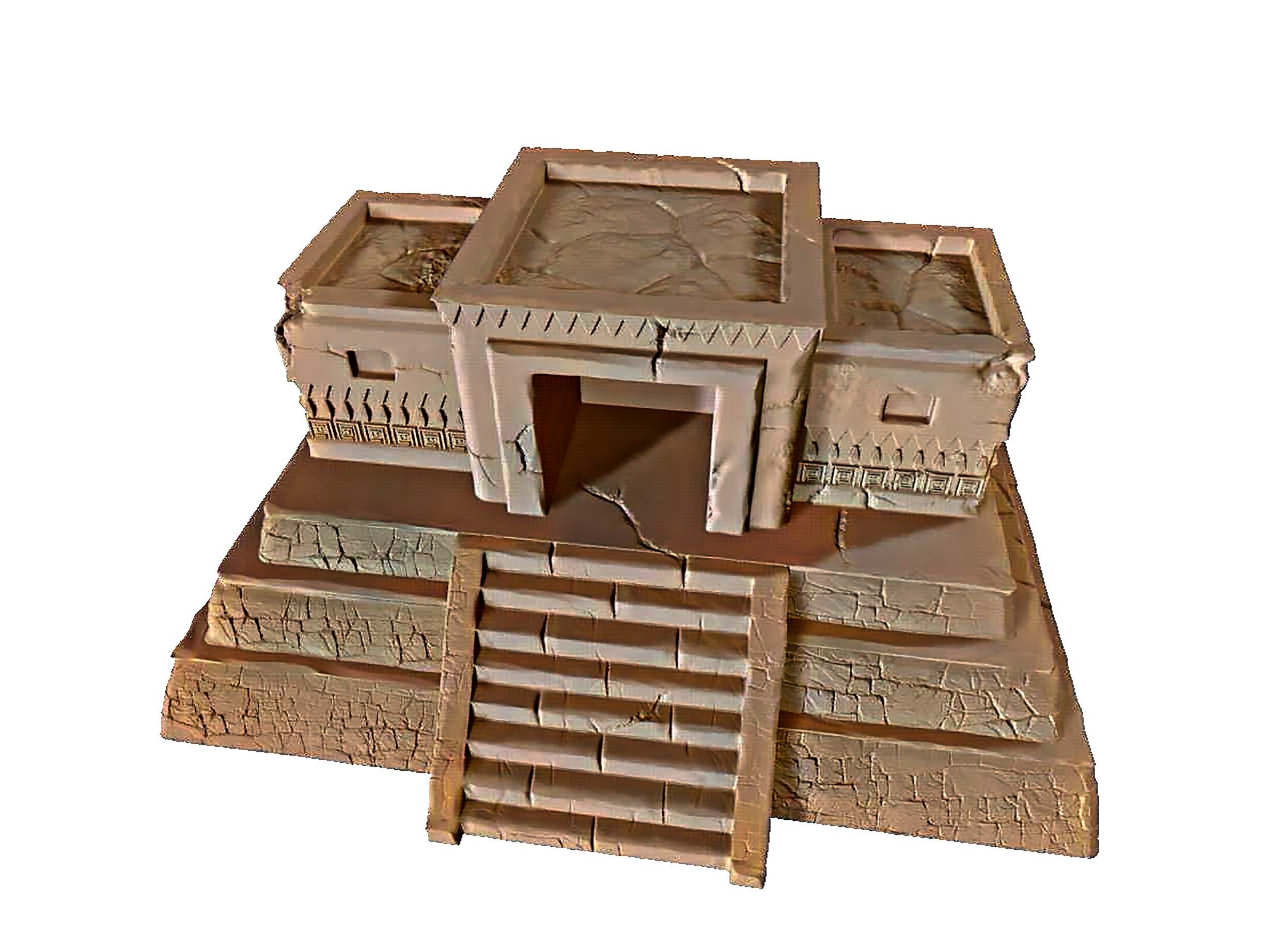3D STL File Model Temple Maya for 3D Printing, Diorama, Tabletop for 3D ...