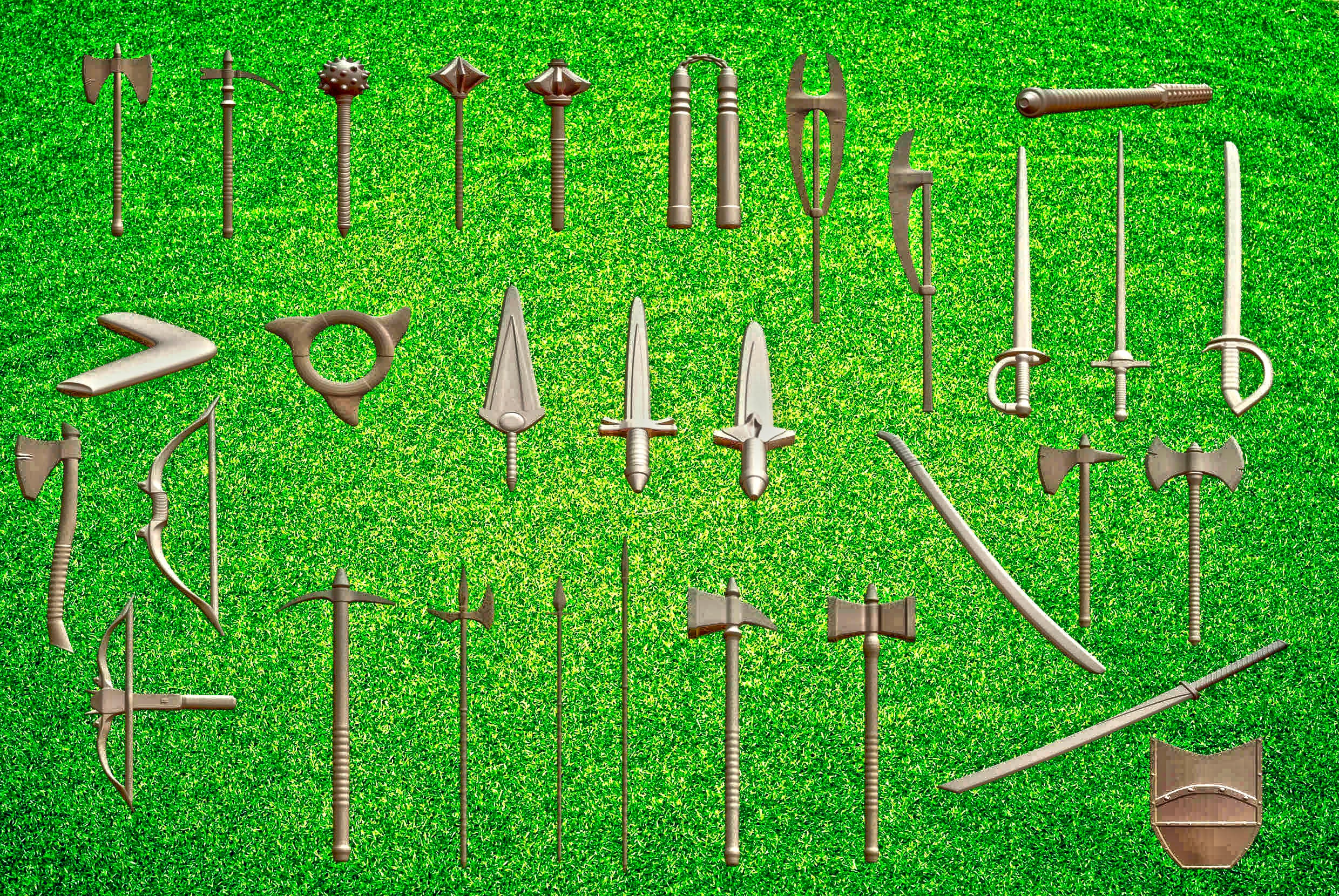 3D STL Models Weapons All of Time, Tabletop, Miniatures , for 3D ...