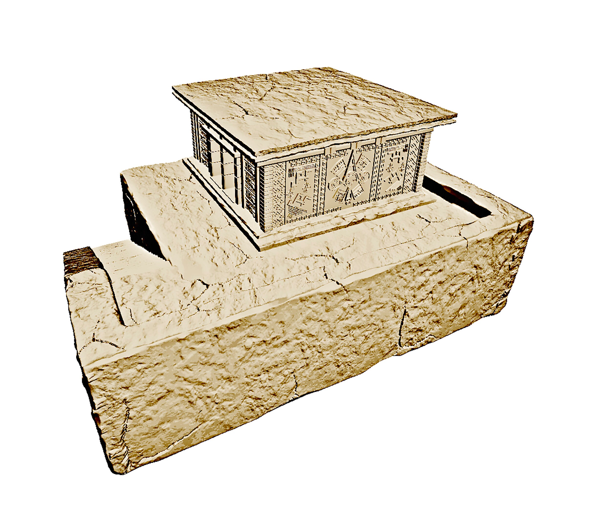 3D STL File Model Temple Maya for 3D Printing, Diorama, Tabletop for 3D ...