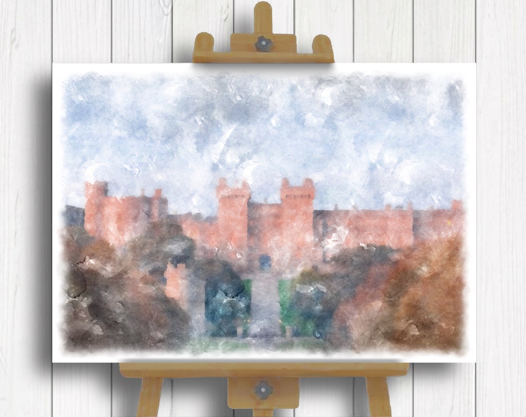 Impressionist Windsor Castle Watercolour Fine Art Poster - Etsy