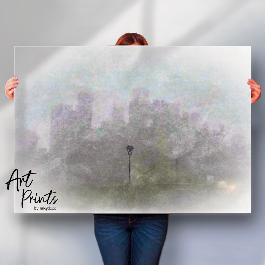 Conwy Castle Impressionist Art Print - Wales Wall Art Poster ...