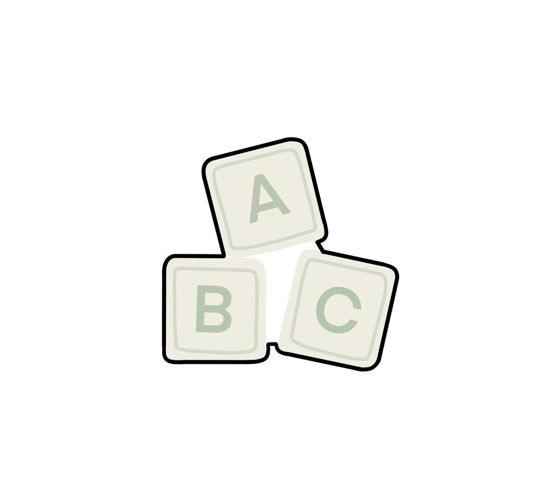 Baby Blocks - STL File Digital Download for at Home Cookie Cutter ...