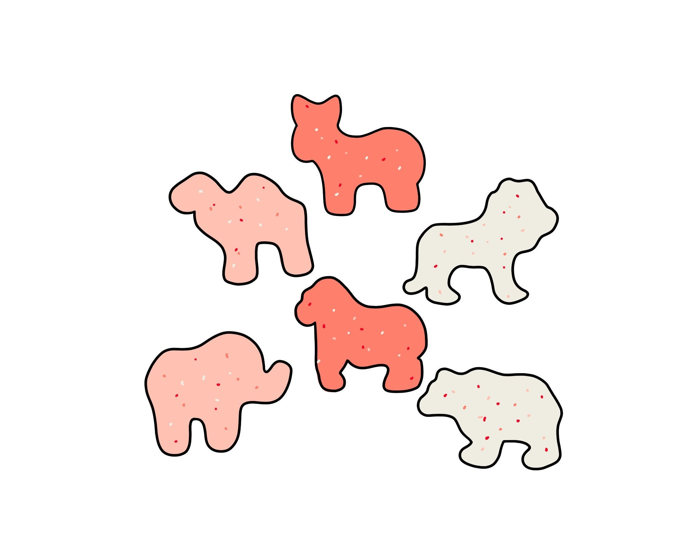 Frosted Animals Minis - STL File Digital Download for at Home Cookie ...