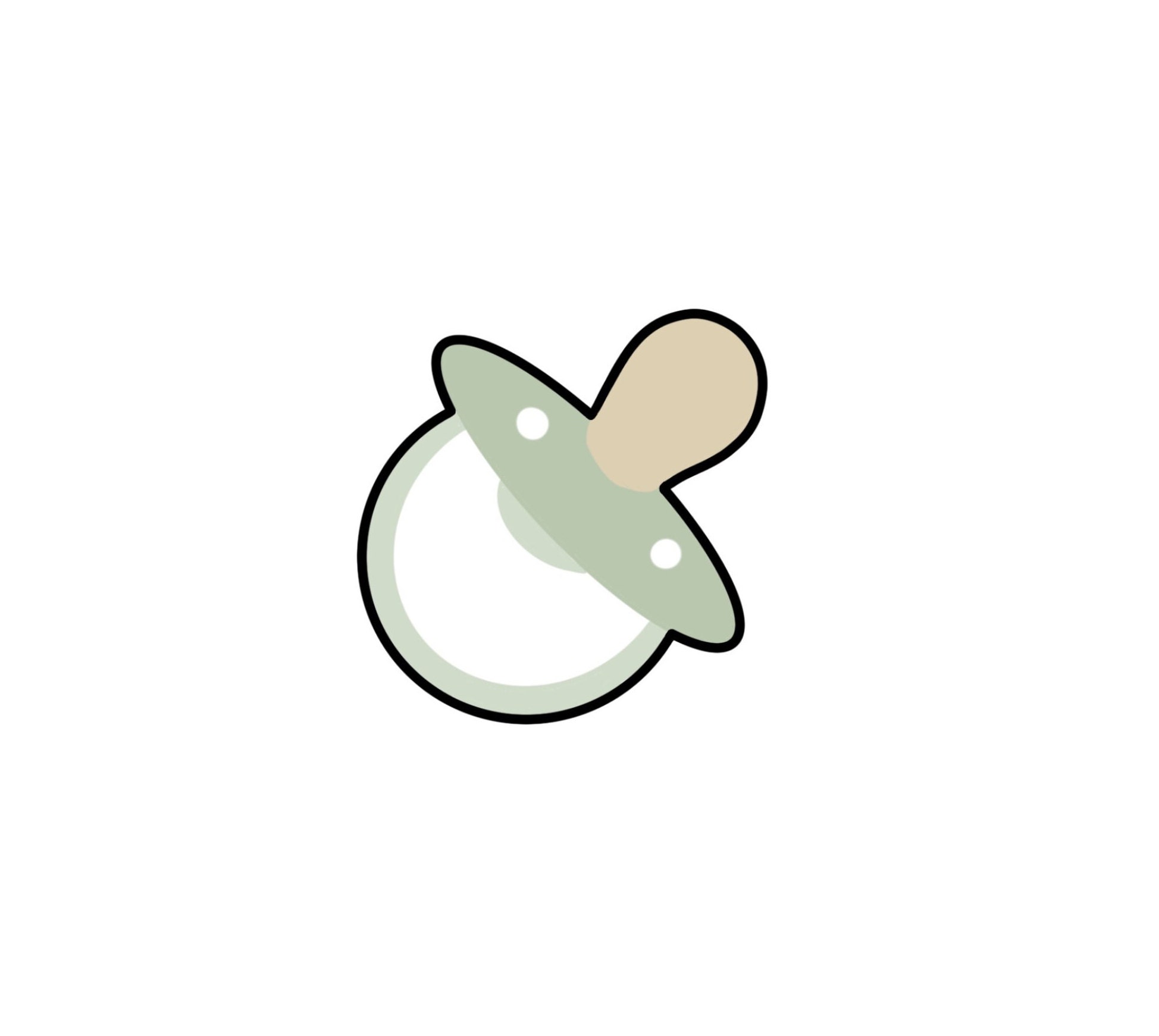 Pacifier - STL File Digital Download for at Home Cookie Cutter Printing ...