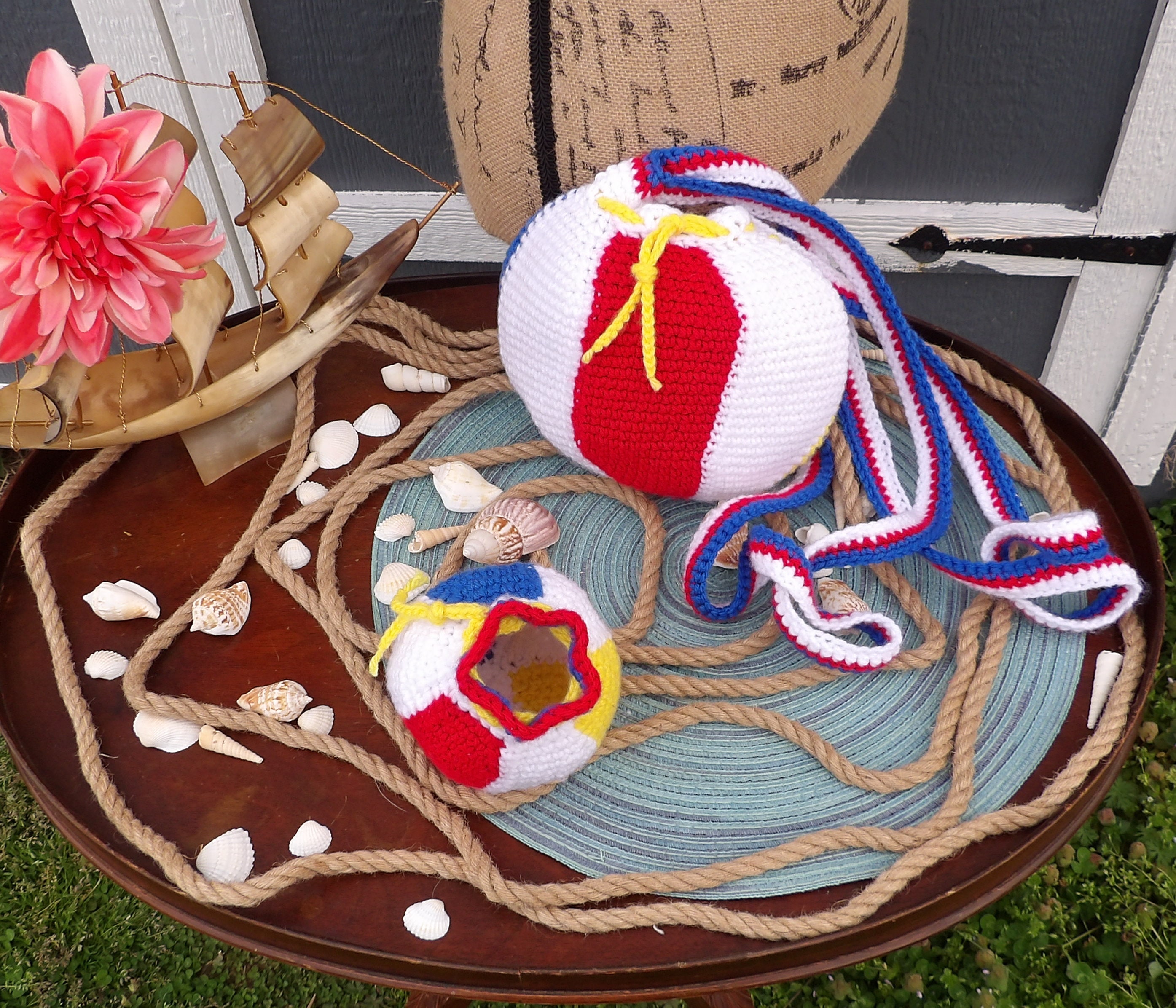 Beach Ball Bags *crochet Pattern Only* - Etsy