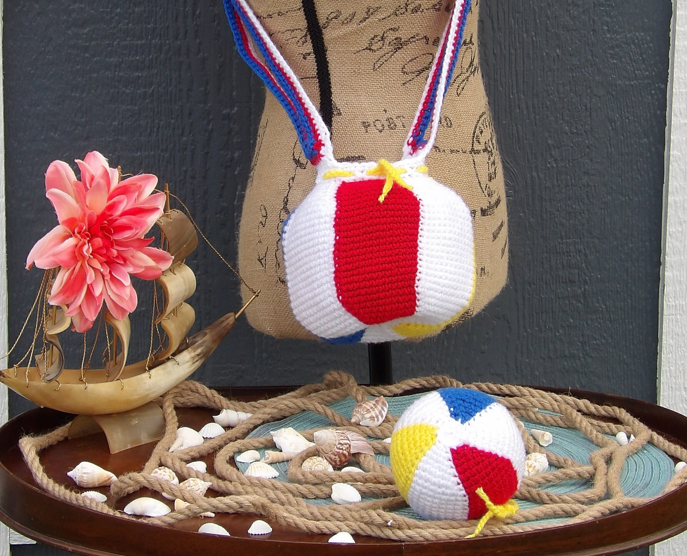 Beach Ball Bags *crochet Pattern Only* - Etsy
