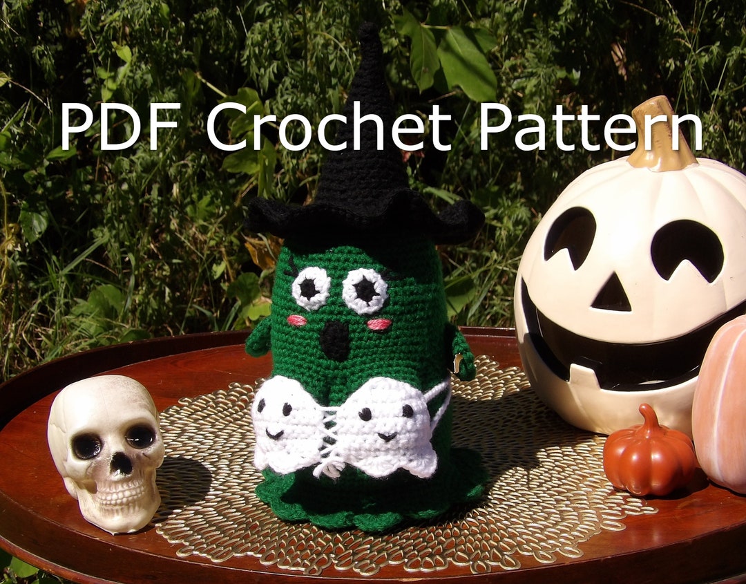 Witch Tiddy Ghost crochet Pattern Only - Etsy
