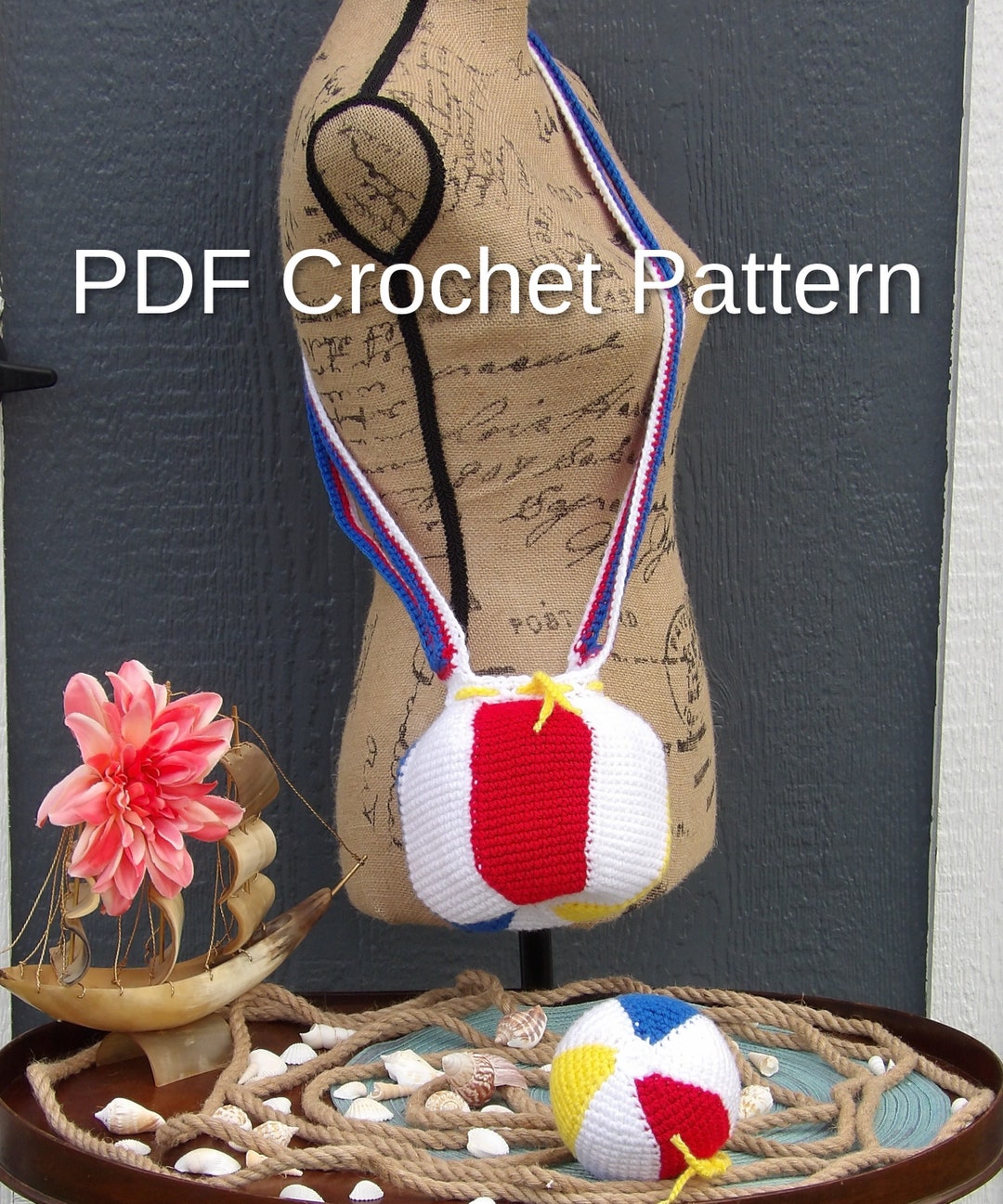 Beach Ball Bags *crochet Pattern Only* - Etsy