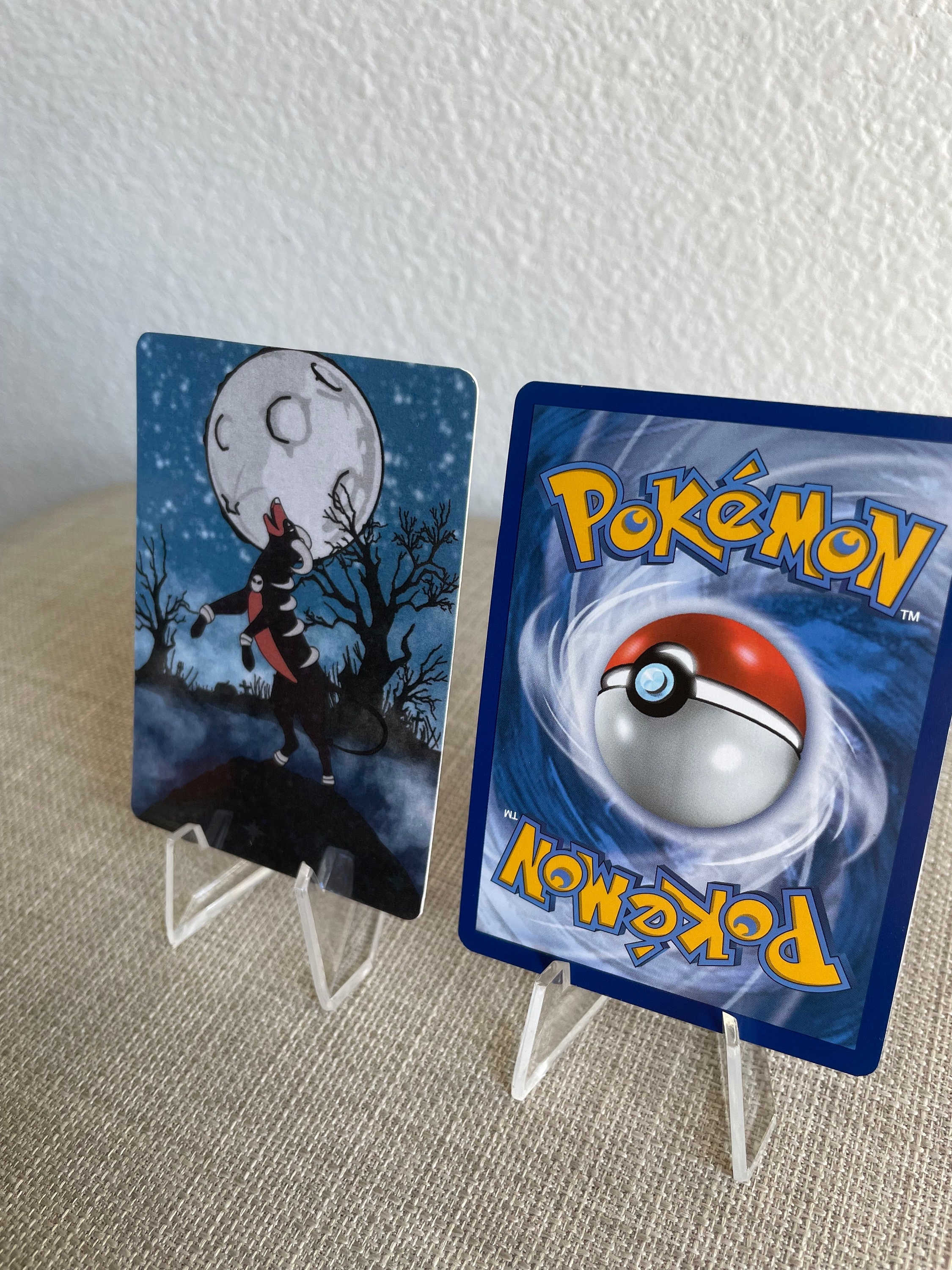 Pokemon Card Full Art Hand Drawn Houndoom - Etsy