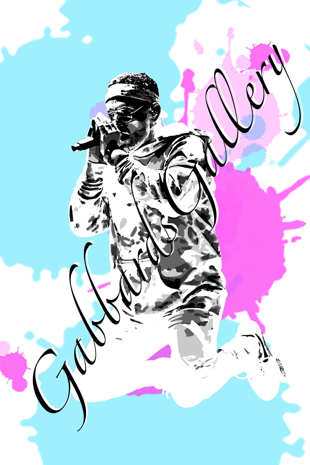 Hand Drawn/digital Art Graphic Decor Gallery Wall Tobymac Christian ...