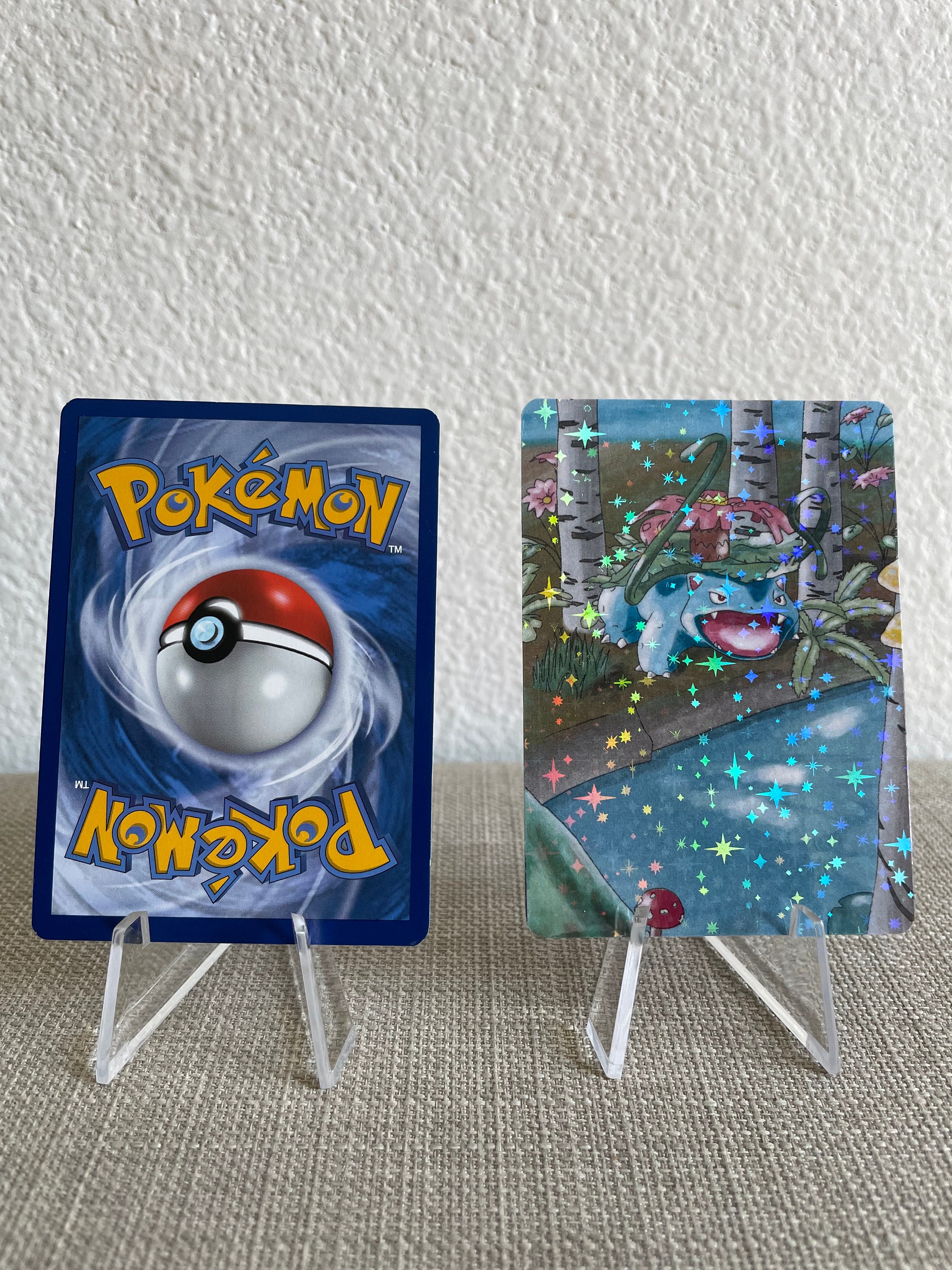 Pokemon Card Full Art Hand Drawn Venusaur - Etsy