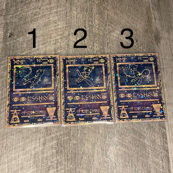 Ancient Mew Card - Etsy