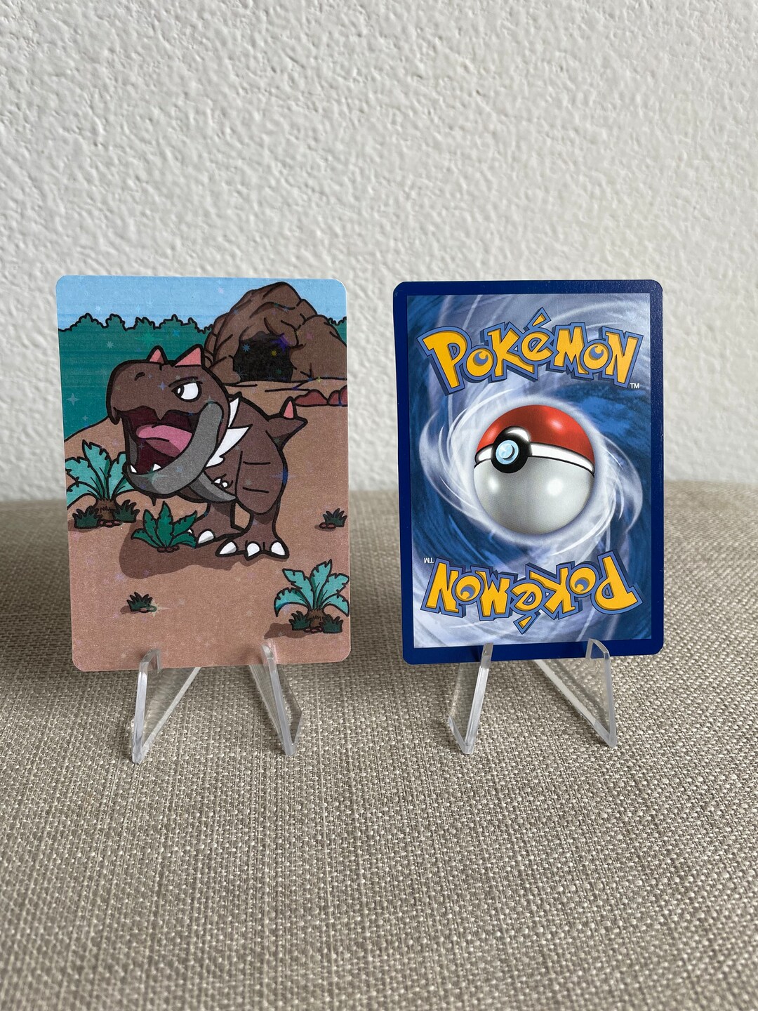 Pokemon Card Full Art Hand Drawn Tyrunt - Etsy