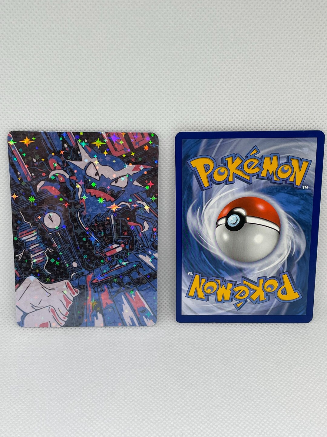 Custom Pokemon Card Full Art Hand Drawn Haunter - Etsy