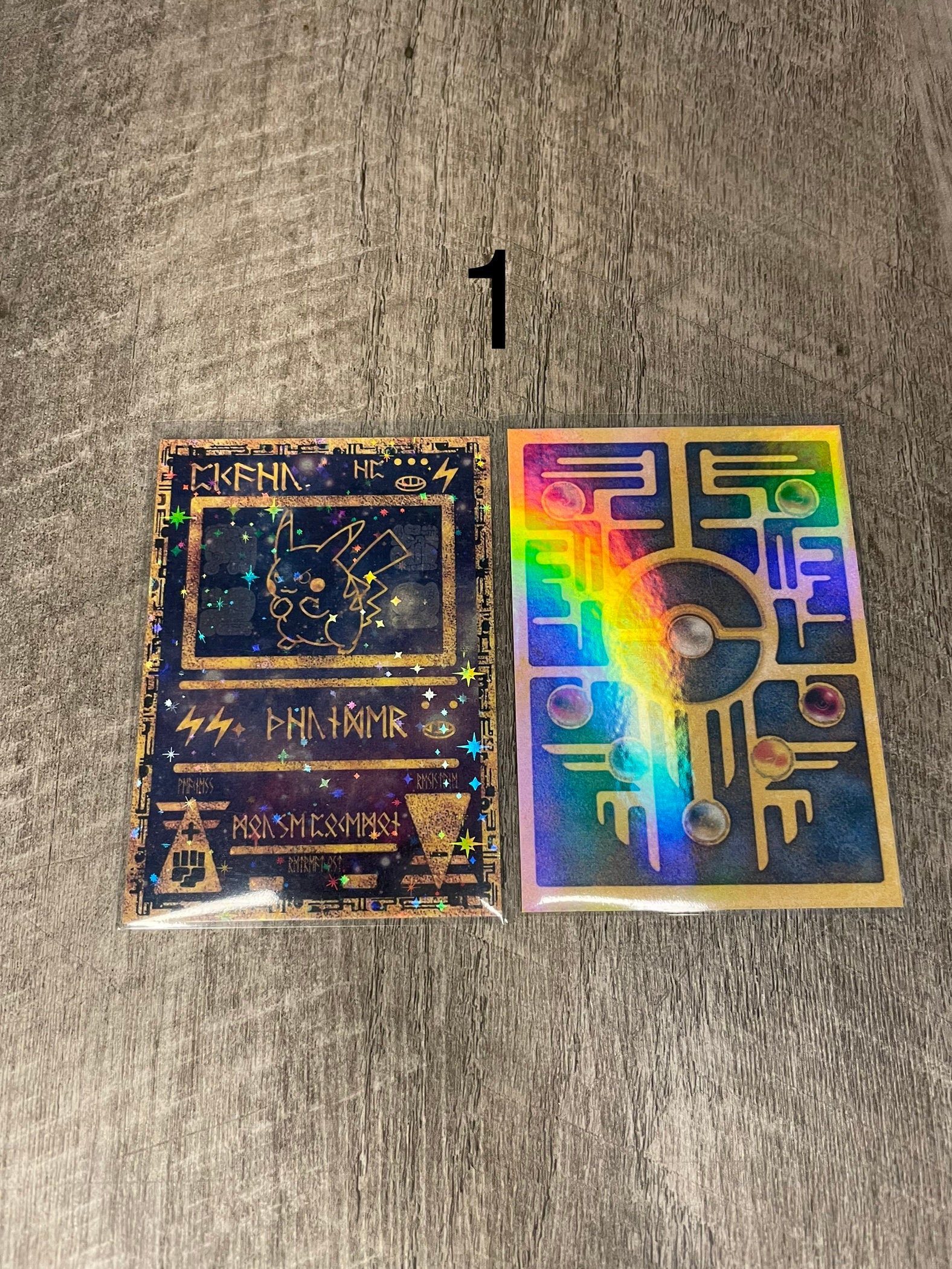 Pokemon Card Full Art Hand Drawn Ancient Pikachu - Etsy