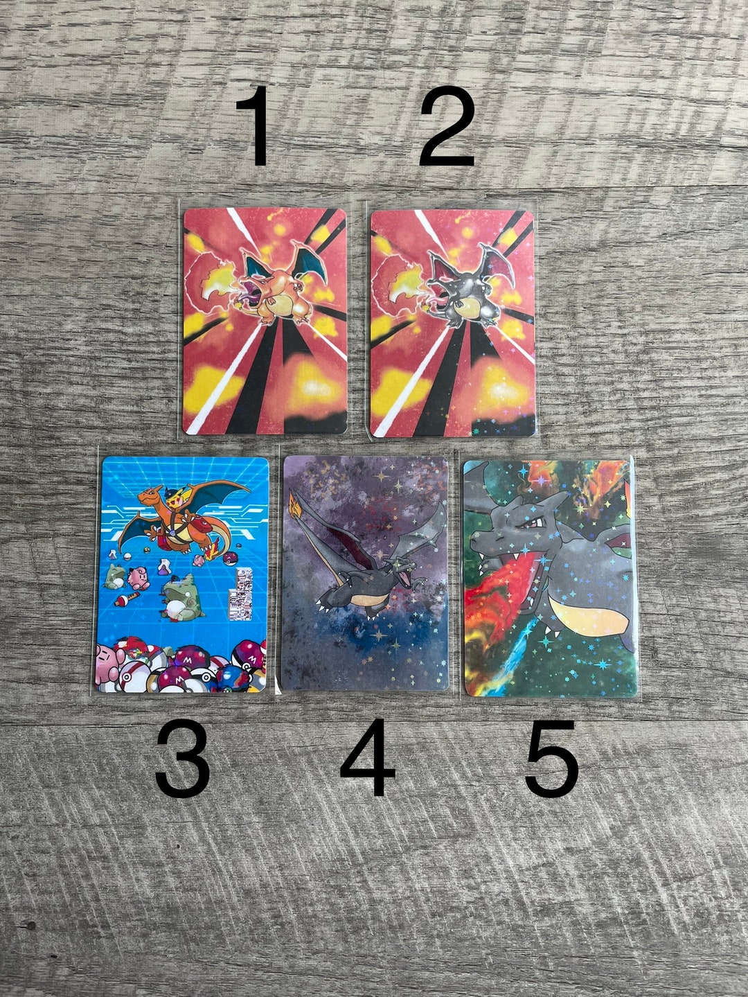 Pokemon Card Full Art Hand Drawn Charizard Designs - Etsy