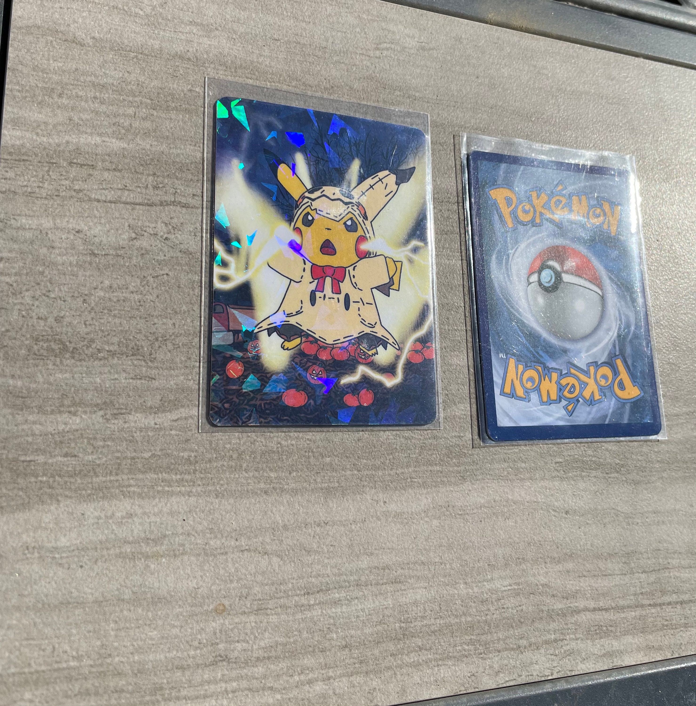 Pokemon Card Full Art Hand Drawn Pikachu - Etsy
