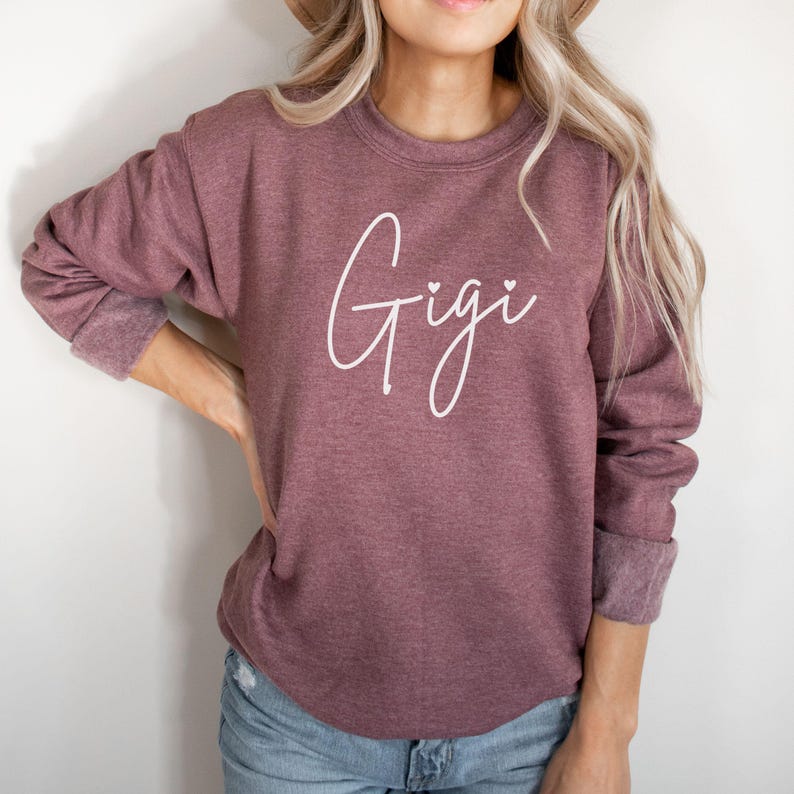 Gigi Sweatshirt, Gigi Shirt, New Gigi Gift, Grandma Gift, Gigi Gift ...