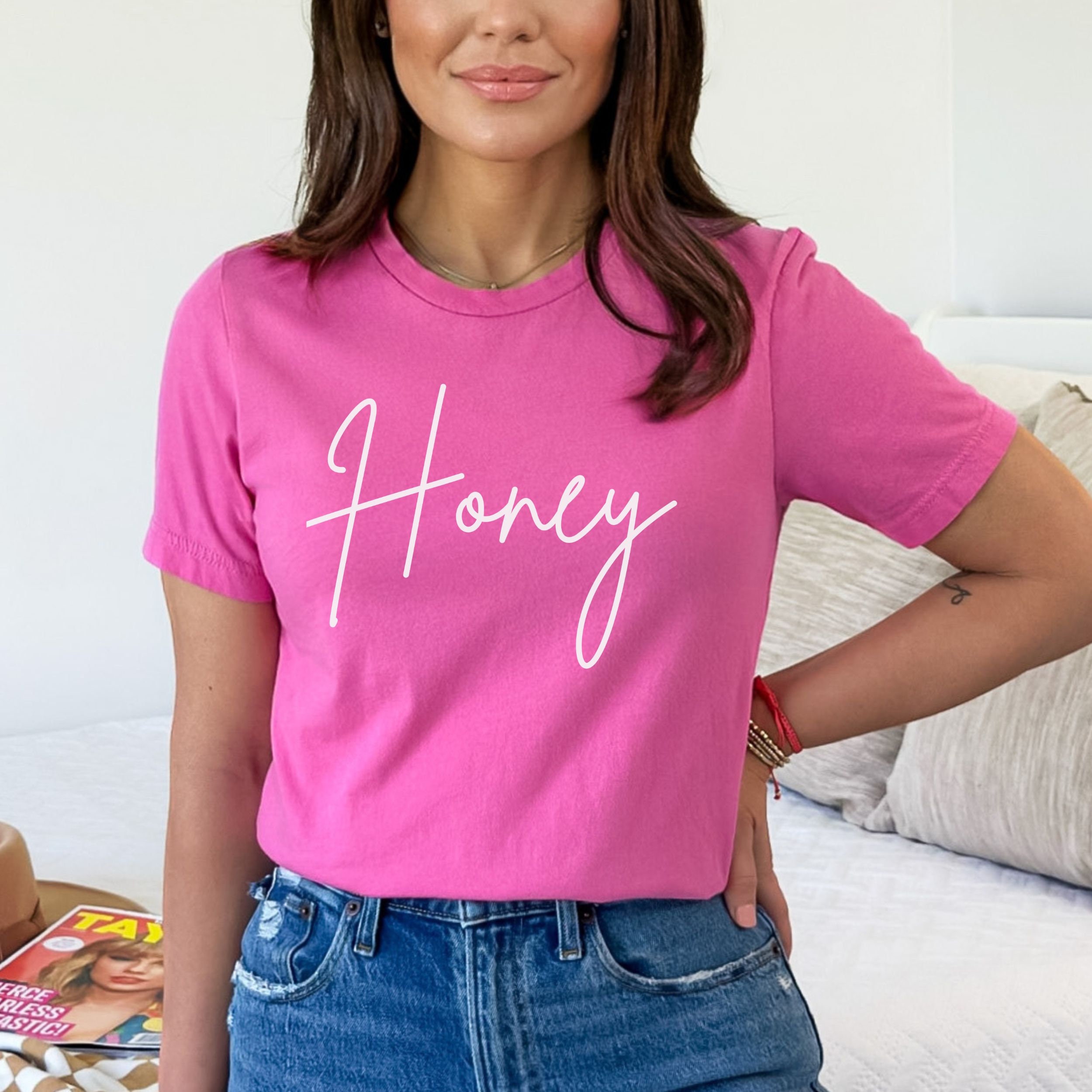 Honey Shirt, Gift for Honey, New Grandma Shirt, Honey Tee for Women ...