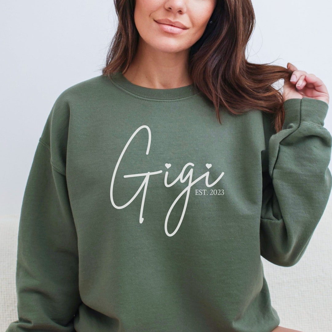 Gigi Sweatshirt, Gigi Shirt, New Gigi Gift, Grandma Gift, Gigi Gift ...