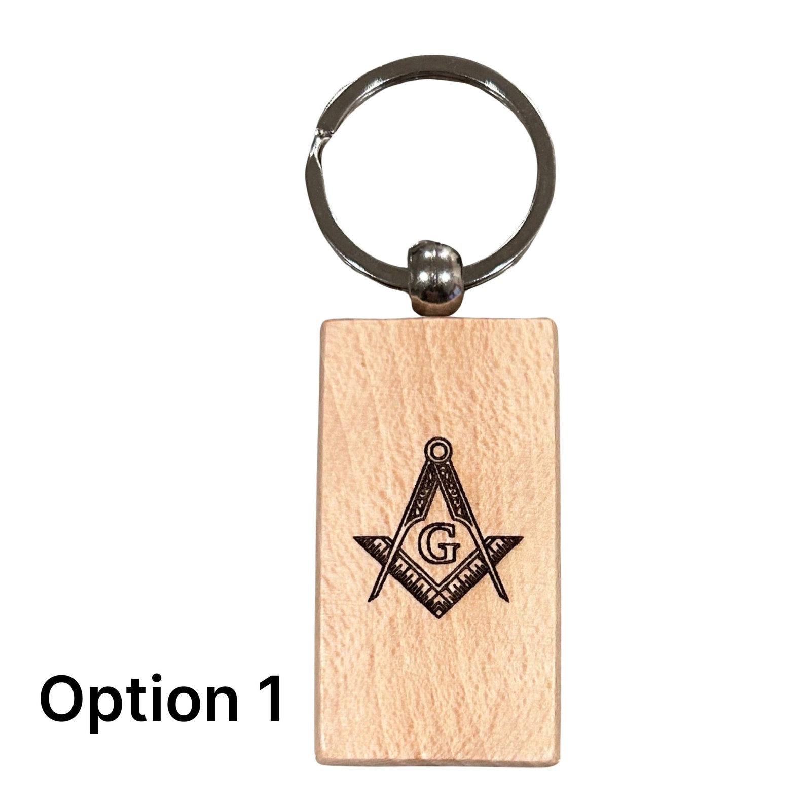 Masonic/eastern Star Wooden Keychains - Etsy