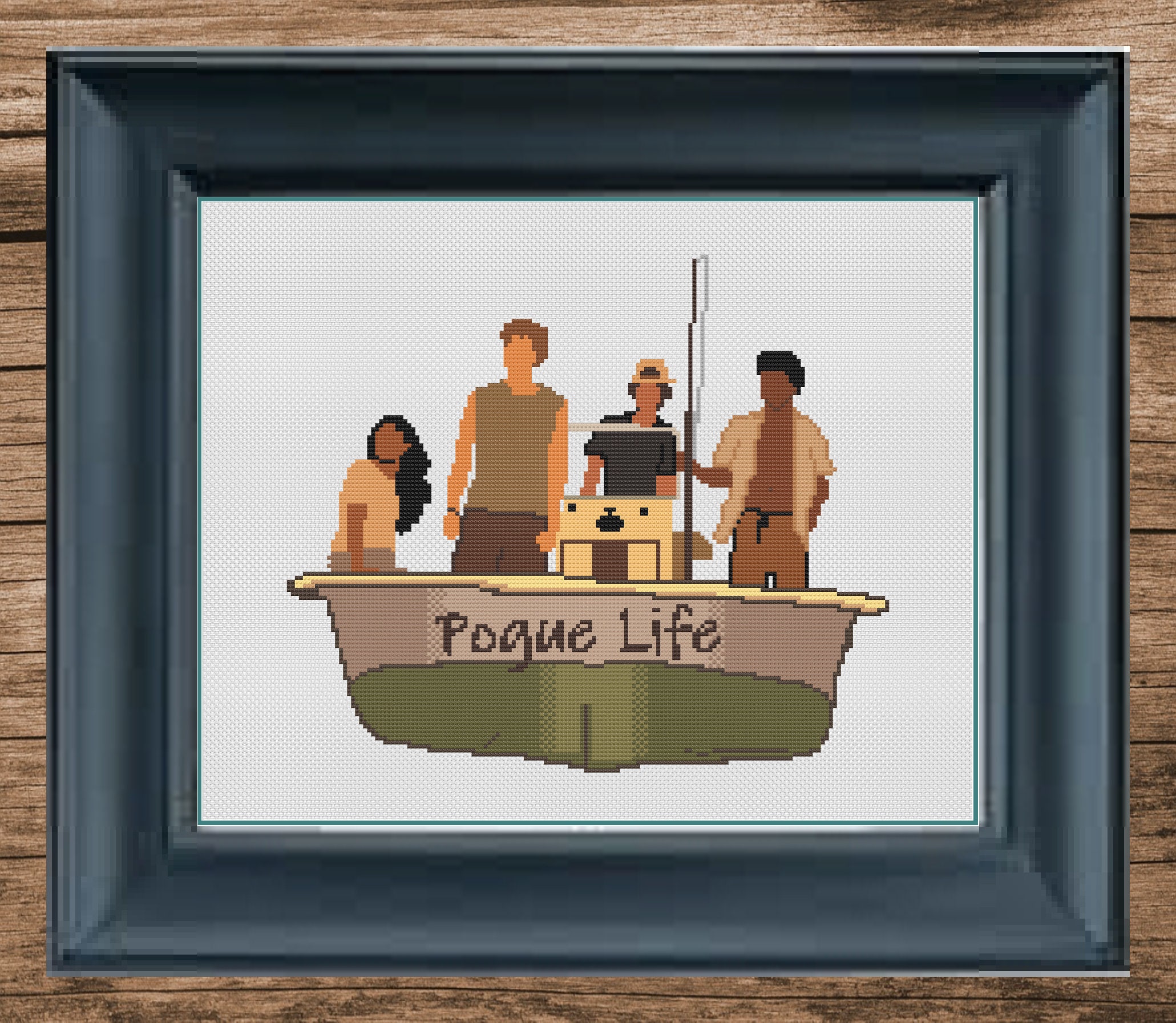 Pogue Life Cross-stitch PDF Pattern (outer Banks, OBX) - Etsy